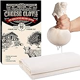 Amazon.com: Cheesecloth 43 Sq Ft *Chef Premium FOOD GRADE 60* Fine Mesh ...