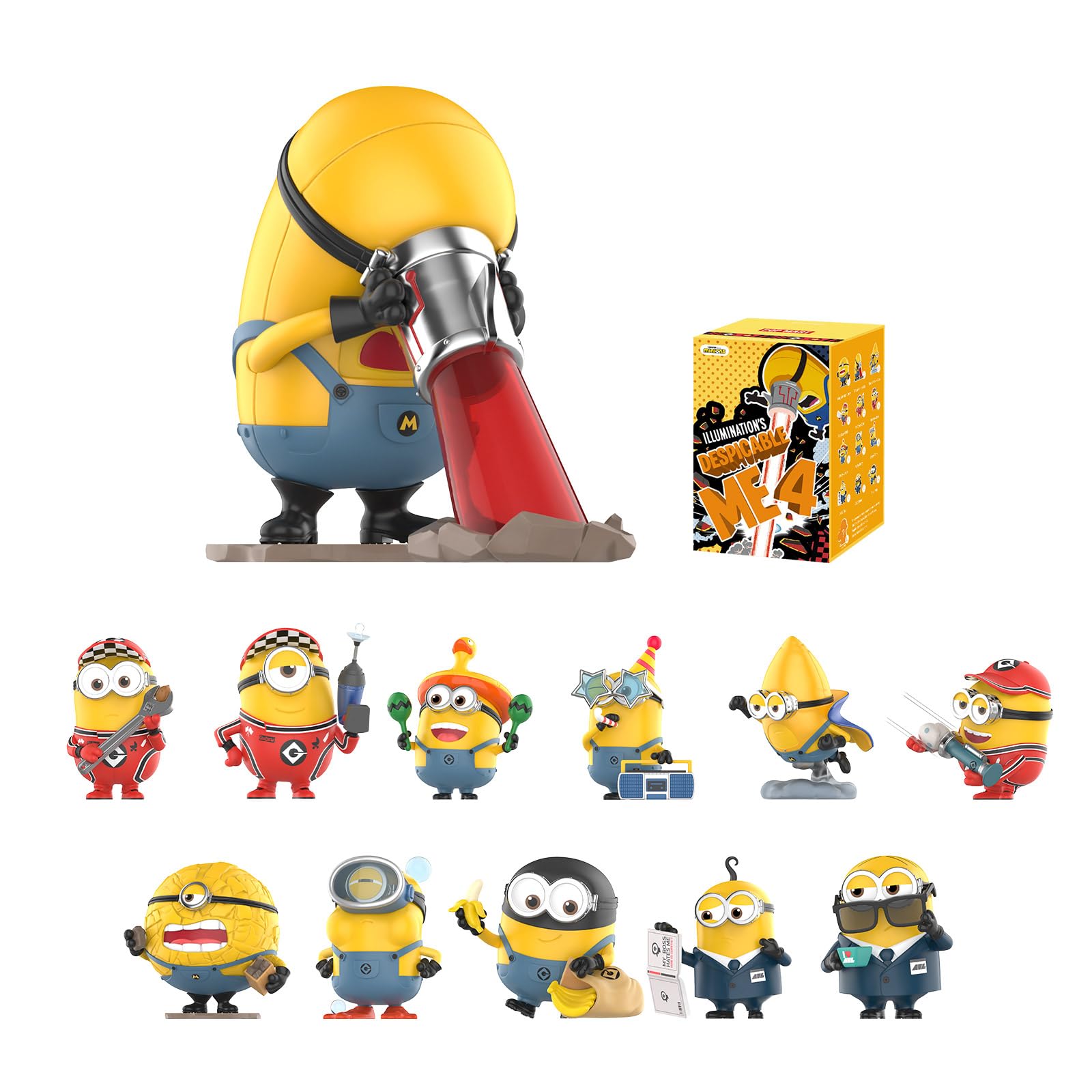 POP MART Universal Despicable Me 4 Series Figures, Universal Blind Box ...