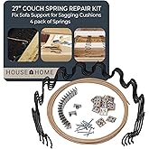 Amazon.com: House2Home 25" Couch Spring Repair Kit to Fix Sofa Support ...