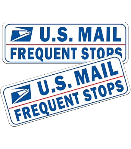 RHD Steering Stick 3-Pack USPS Mail Delivery Magnetic Signs | 2 Large ...