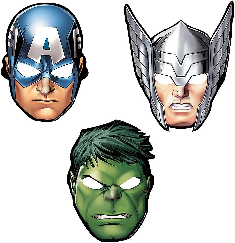 Avengers Paper Masks 8pk – BigaMart
