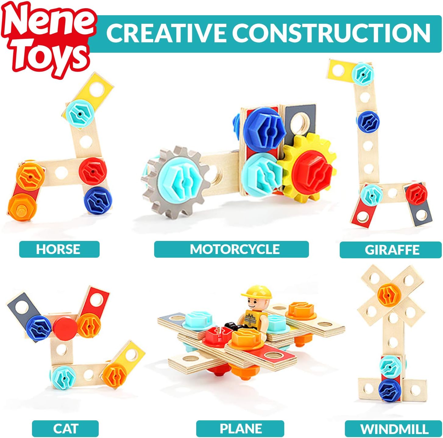 Nene Toys – Educational Set Tools for Kids and Toddlers 3 4 5 6 Years ...