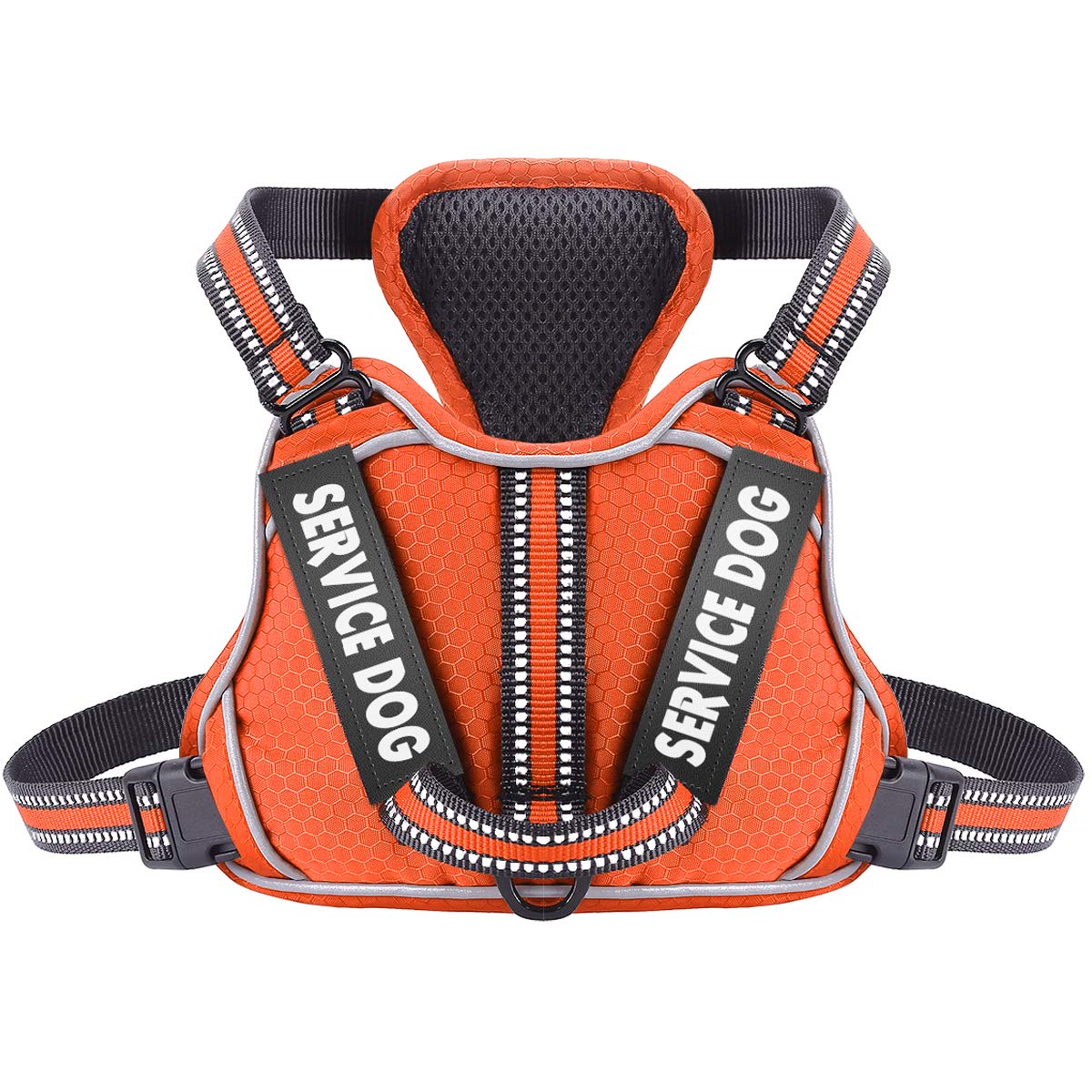 voopet Service Dog Harness, Easy On and Off Over Head Dog Vest Harness ...