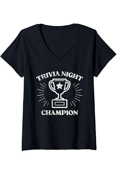 Trivia Night Champion Winner Trophy Quiz Game Prize Champ Sweatshirt ...