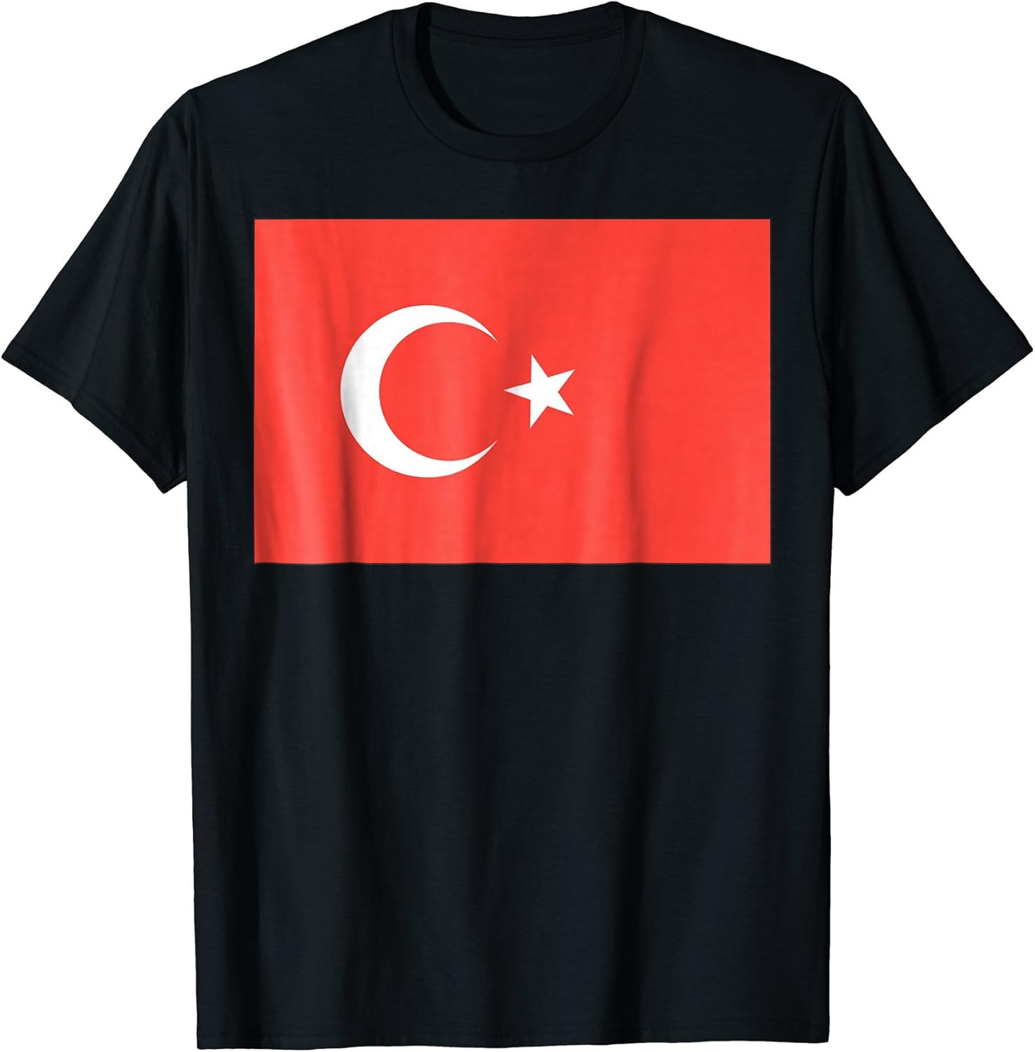 Men's Turkey T Shirt Flag of from Turkey tee 2XL Black : Amazon.co.uk