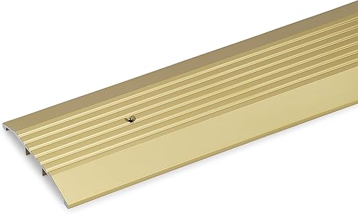 5" Wide x 1/2" High Gold Anodized Aluminum Threshold (6 FT [72 3/4 ...