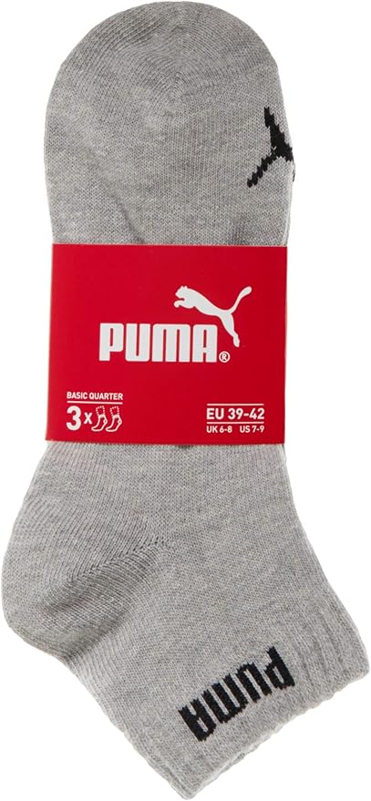 Puma Quarter Sock 3 Pack Quarter: Amazon.co.uk: Clothing