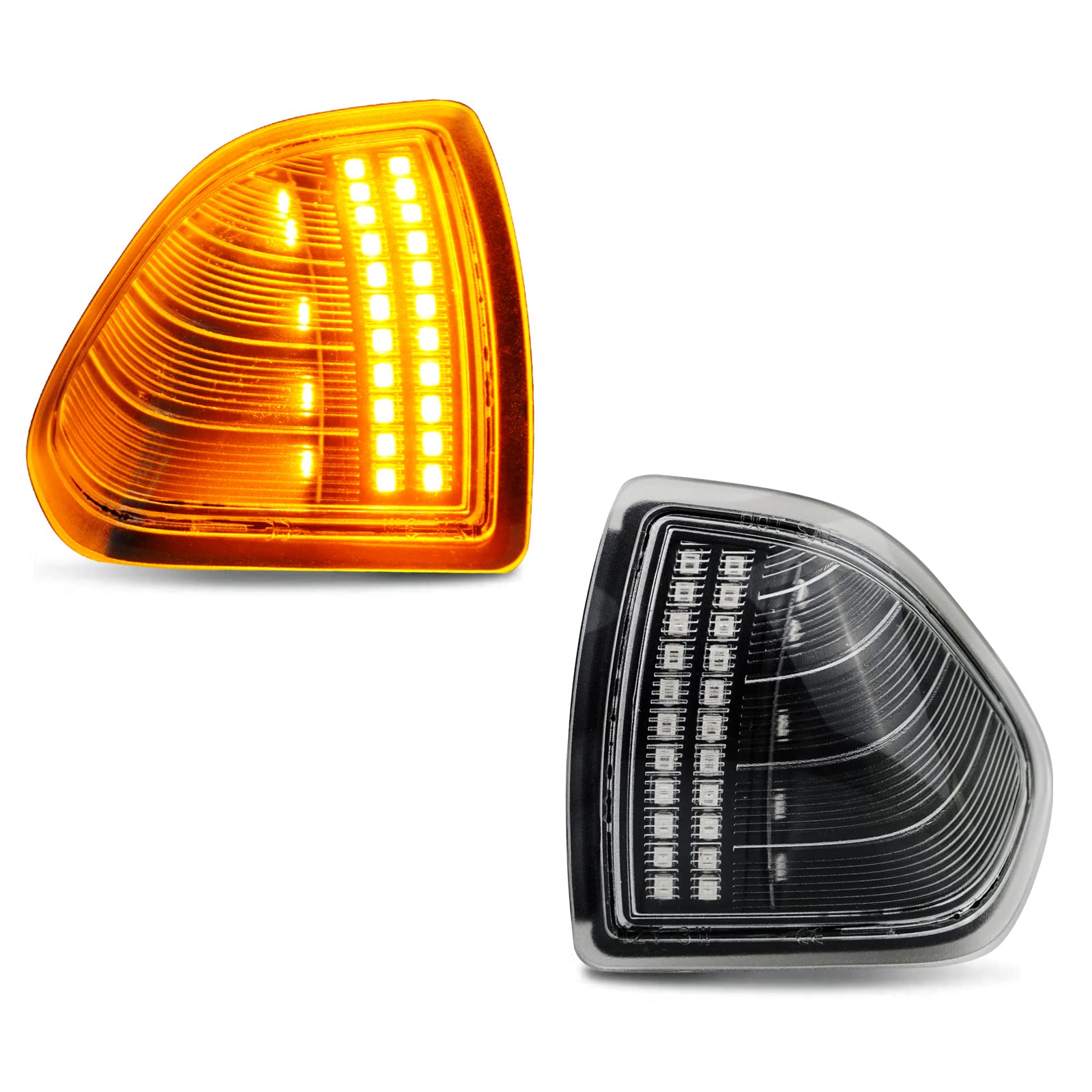 D-Lumina LED Side Mirror Turn Signal Light Left and Right Lamps Clear ...