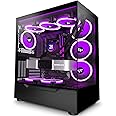 KEDIERS gabinete pc Funda para PC con 4 Ventiladores PWM, ARGB Mid Tower ATX para computadora ...