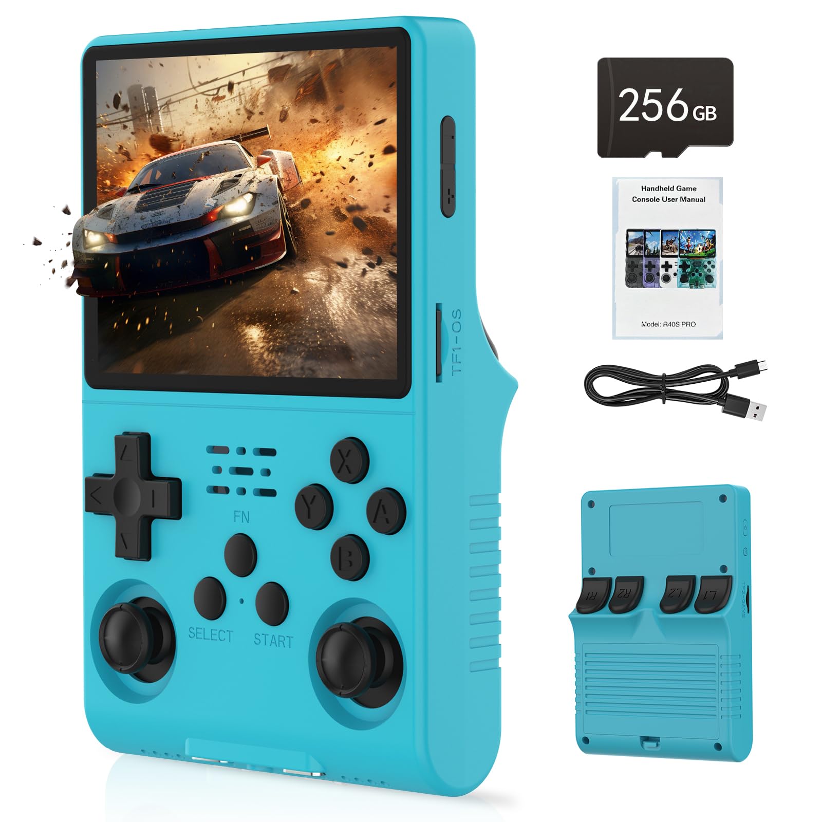 RegiisJoy 30000 in 1 Handheld Game Console, 3.5 inch IPS Screen Retro ...