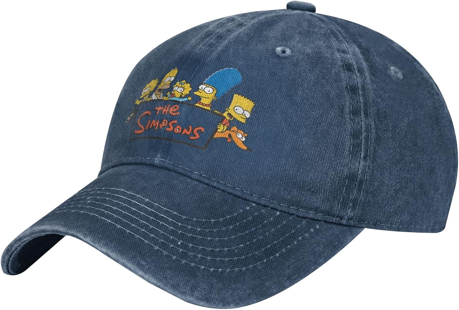 Homer Simpson Unisex Baseball Cap 100% Cotton Fits Men Women Washed ...