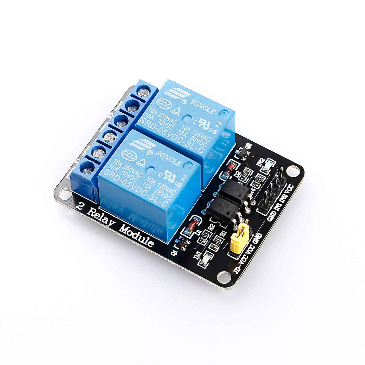 Mua SunFounder 2 Channel DC 5V Relay Module with Optocoupler Low Level ...
