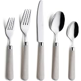 Amazon.com | ANNOVA 20 Piece Silverware Set, Service for 4, Stainless ...