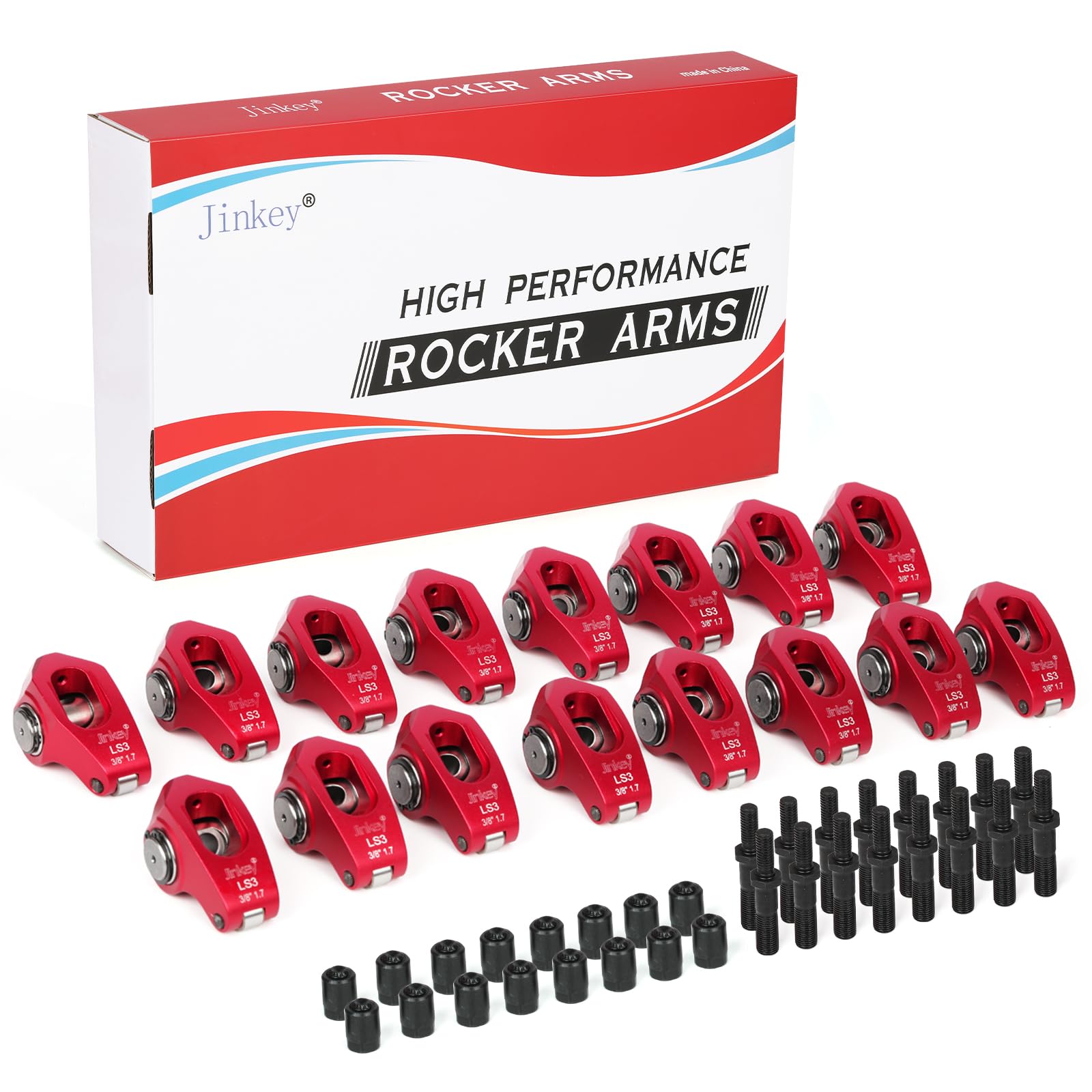 JINKEY Upgraded High Performance 2024-T6 Aluminum Pedestal Rocker Arms ...