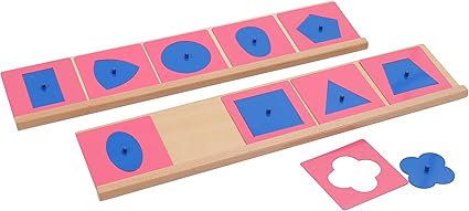Amazon.com: Montessori Education Metal Insets with 2 Stands Shapes Set ...