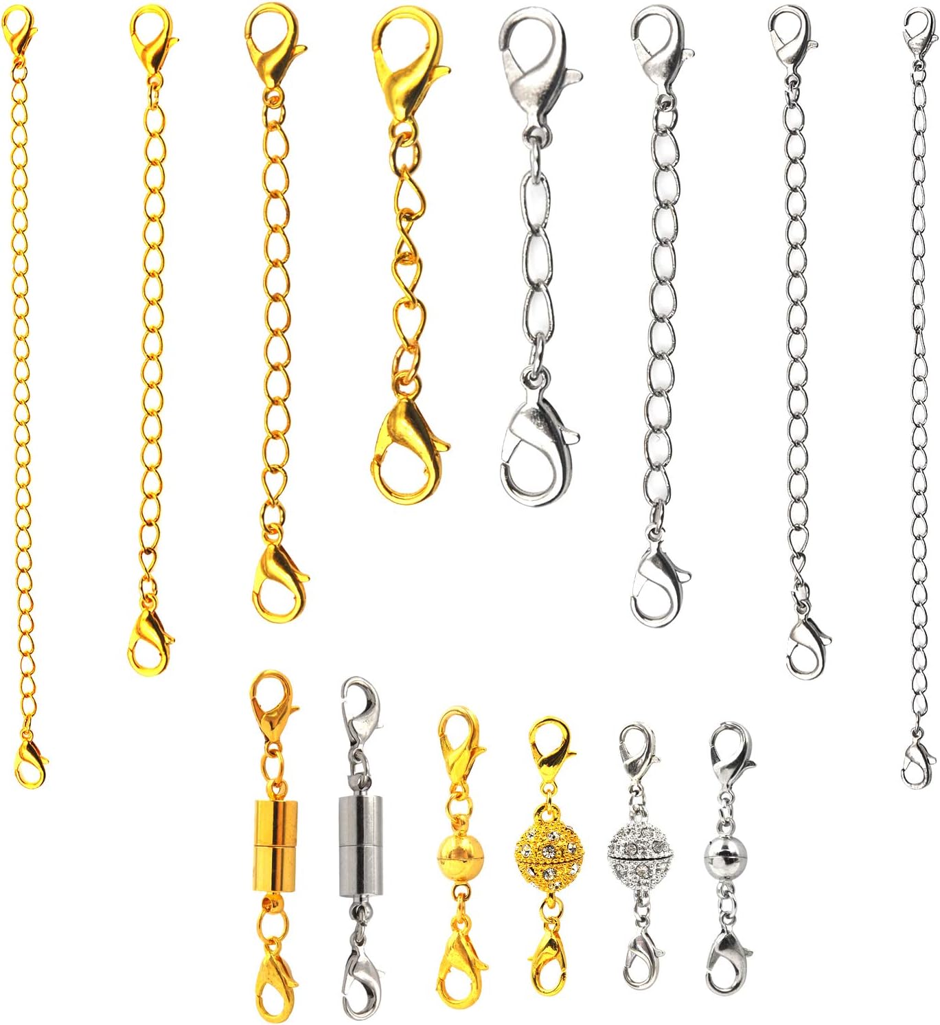 LOCOLO Conjunto de 14 peças de extensores magnéticos e extensores de ...