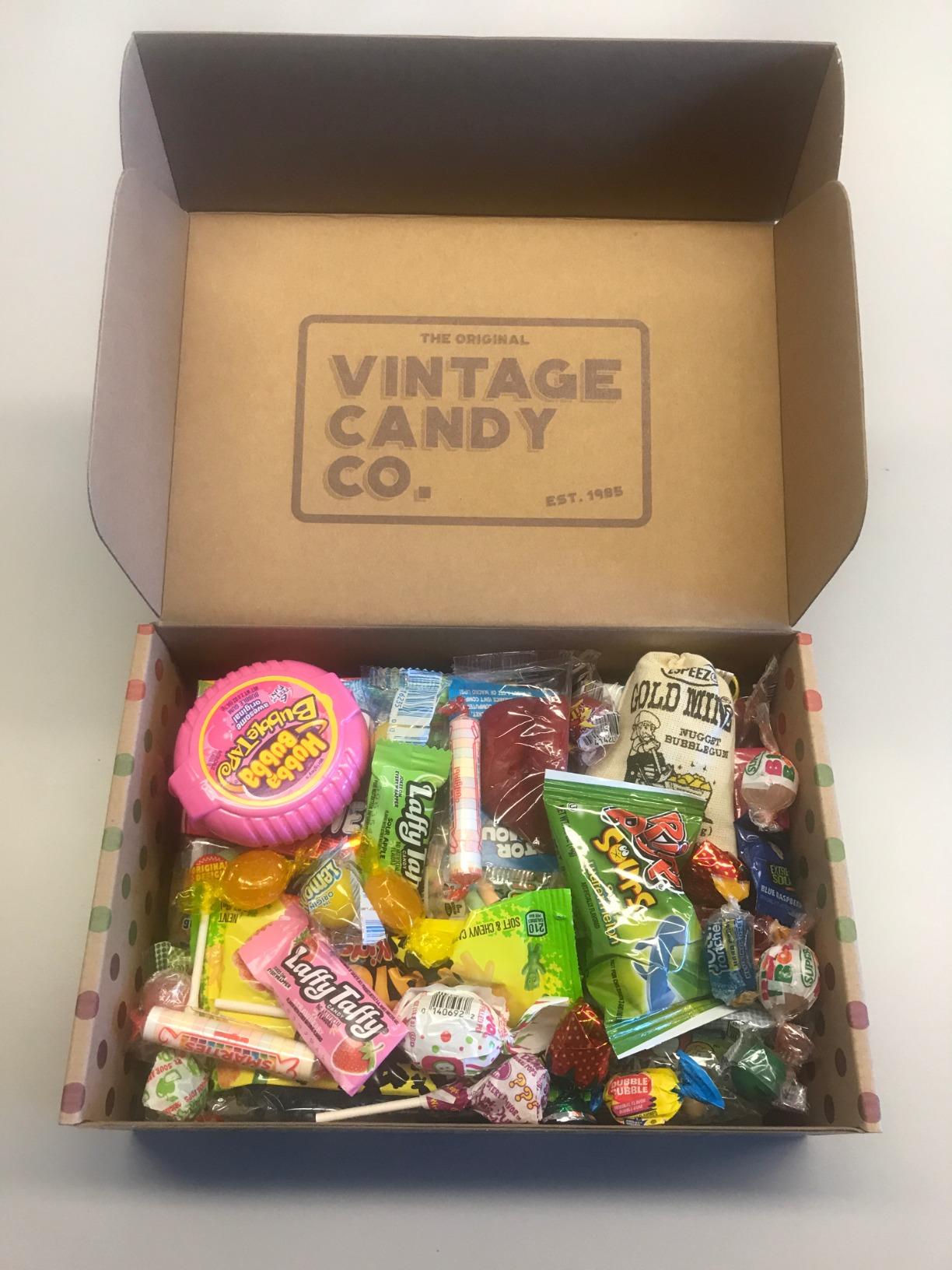 $10/mo - Finance VINTAGE CANDY CO. 1980's RETRO CANDY GIFT BOX - 80s ...