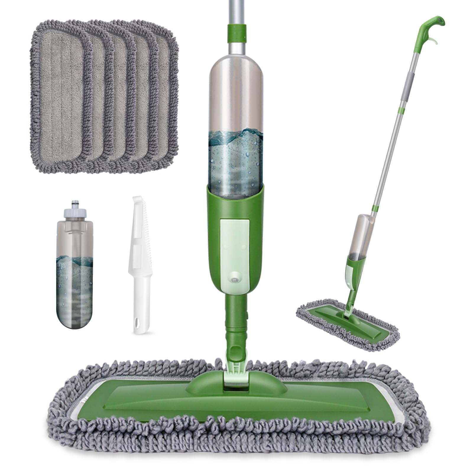 Nolopau Spray Mop for Floor Cleaning, Commercial Wet Spray Mop with ...