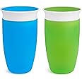 Amazon.com : Munchkin Miracle 360 Trainer Cup, Green/Blue, 7 Oz, 2 ...