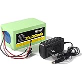 Amazon.com: 24V 5Ah Lithium Battery with 29.4V 1A Charger, 24 Volt ...