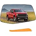 Amazon.com: Lqito Right Passenger Side Mirror Glass Compatible With ...