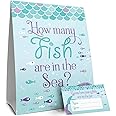 Amazon.com: Guess How Many Fish in the Sea Mermaid Party Game (Sign ...