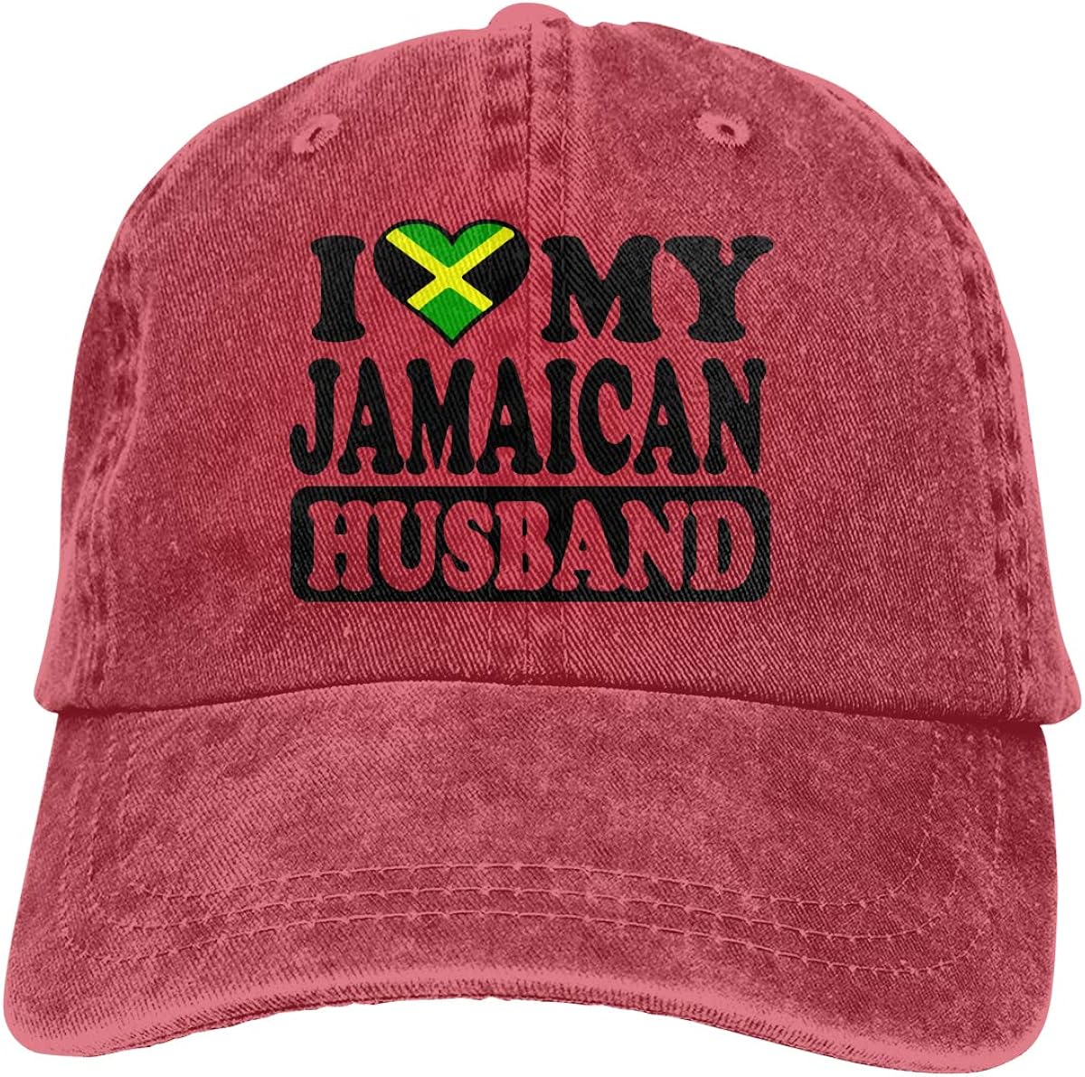 Amazon.com: H@CAP01 Jamaican Husband Jamaica Flag Unisex Cowboy ...