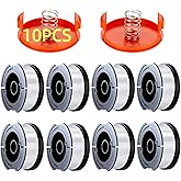 Amazon.com : 10 Pack Weed Eater String Compatible with Black+Decker, AF-100 0.065" Weed Wacker ...