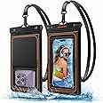 Amazon.com: UNBREAKcable Floating Waterproof Phone Pouch 2 Pack, IPX8 Waterproof Phone Case Dry ...