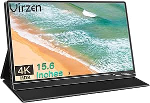 Amazon.com: 4K Portable Monitor UFD Resolution 3840x2160 HDMI Gaming ...