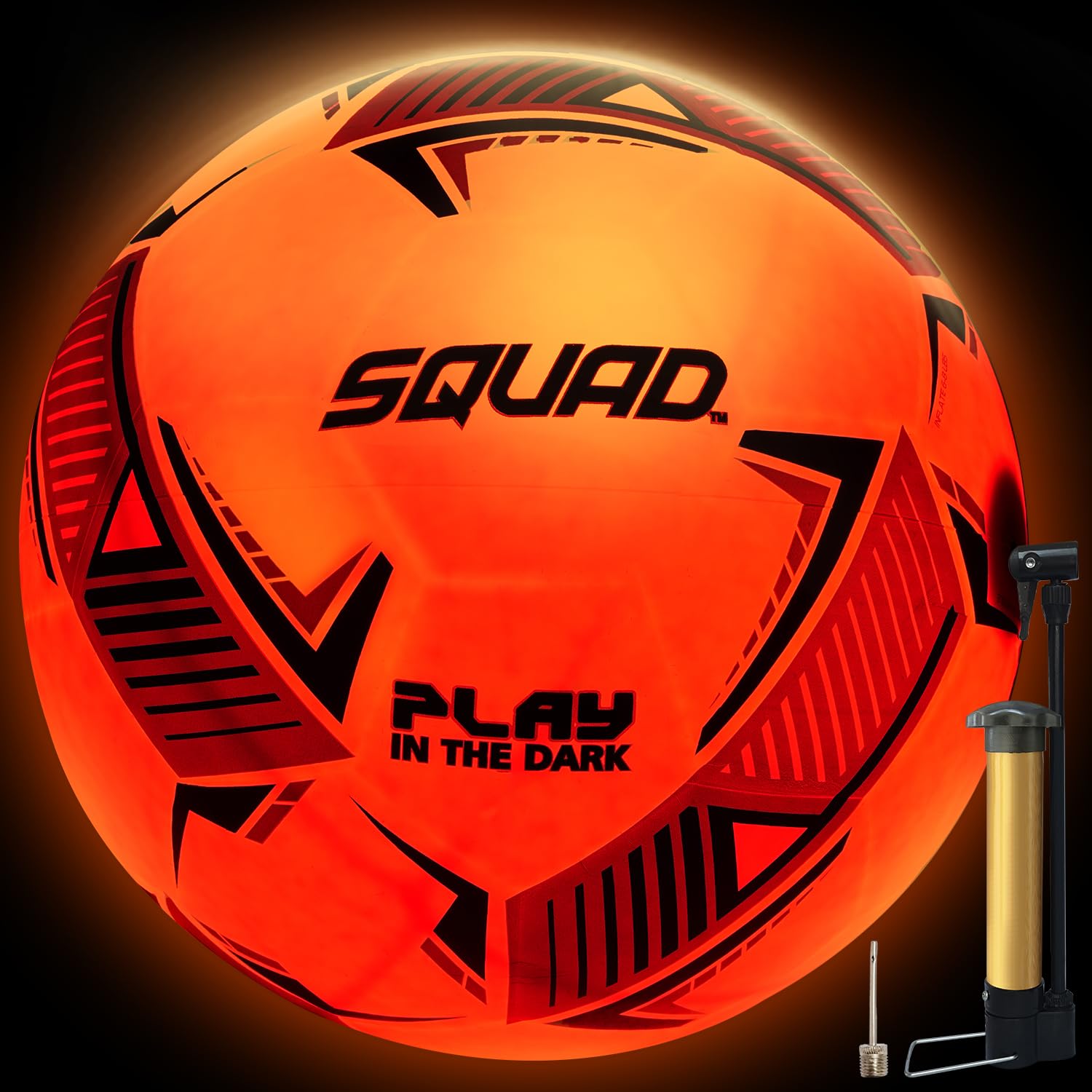 SQUAD Upgrade Rechargeable Glow in The Dark Soccer Ball - Light Up ...