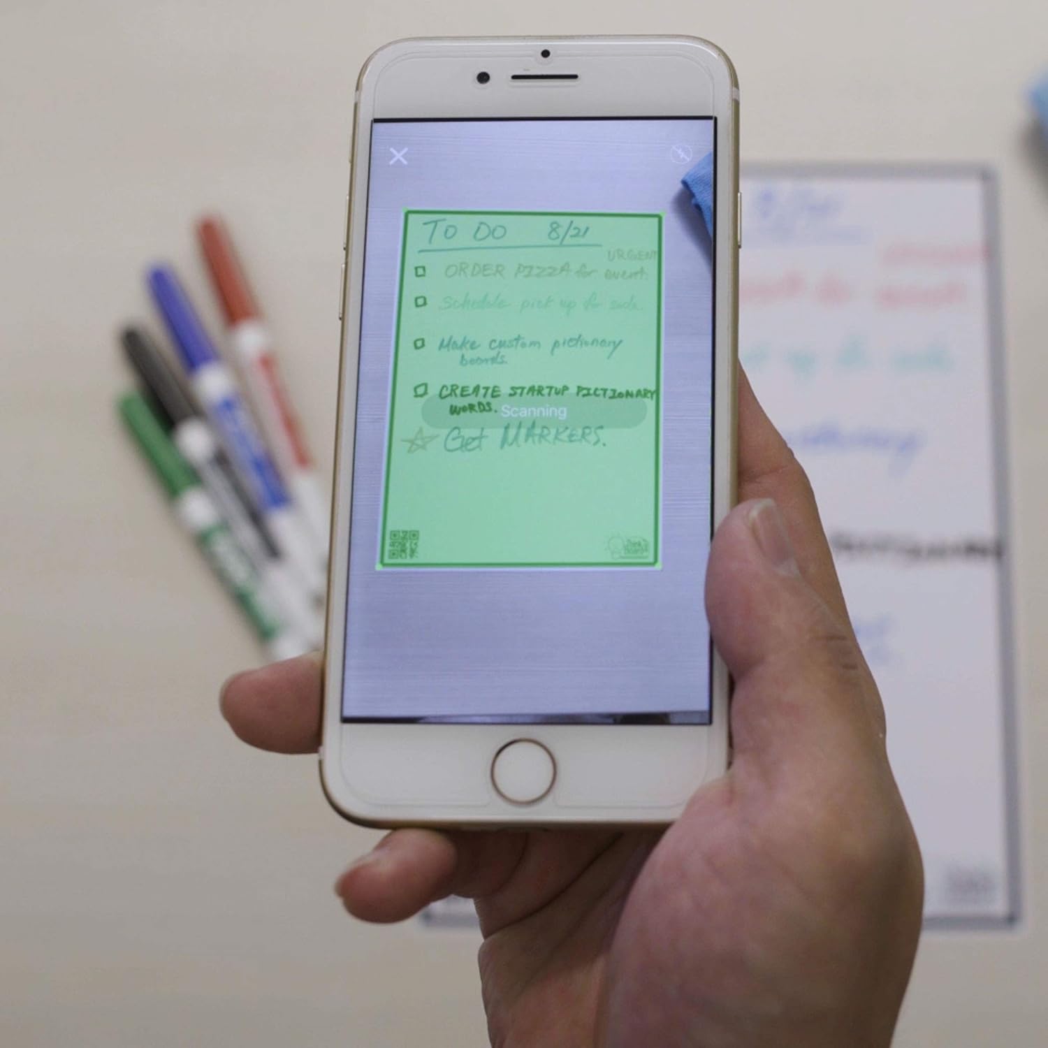 Think Board X Smart Stick-Up Whiteboard – 200x280mm – Turn Any Surface ...