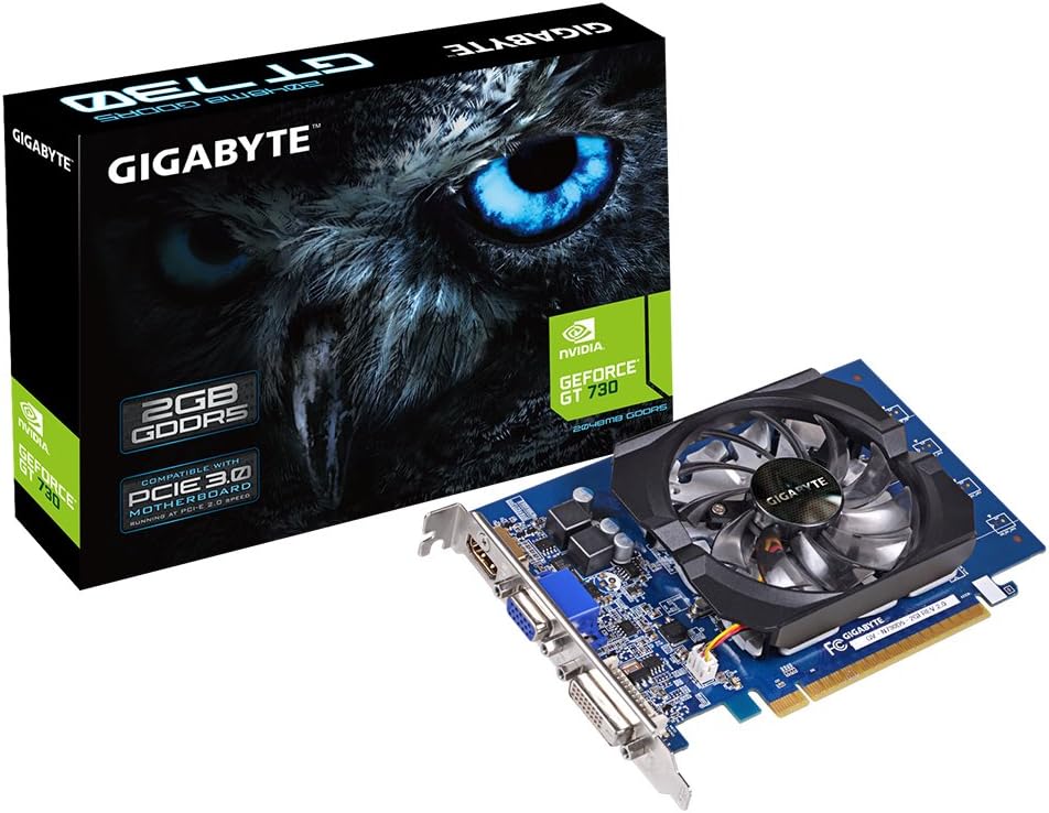 Gigabyte GeForce GT 730 2G v3 GDDR3: Amazon.co.uk: Electronics