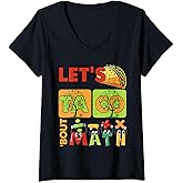 Amazon.com: Funny Lets Taco Bout Math Kids Teacher Back To School First ...