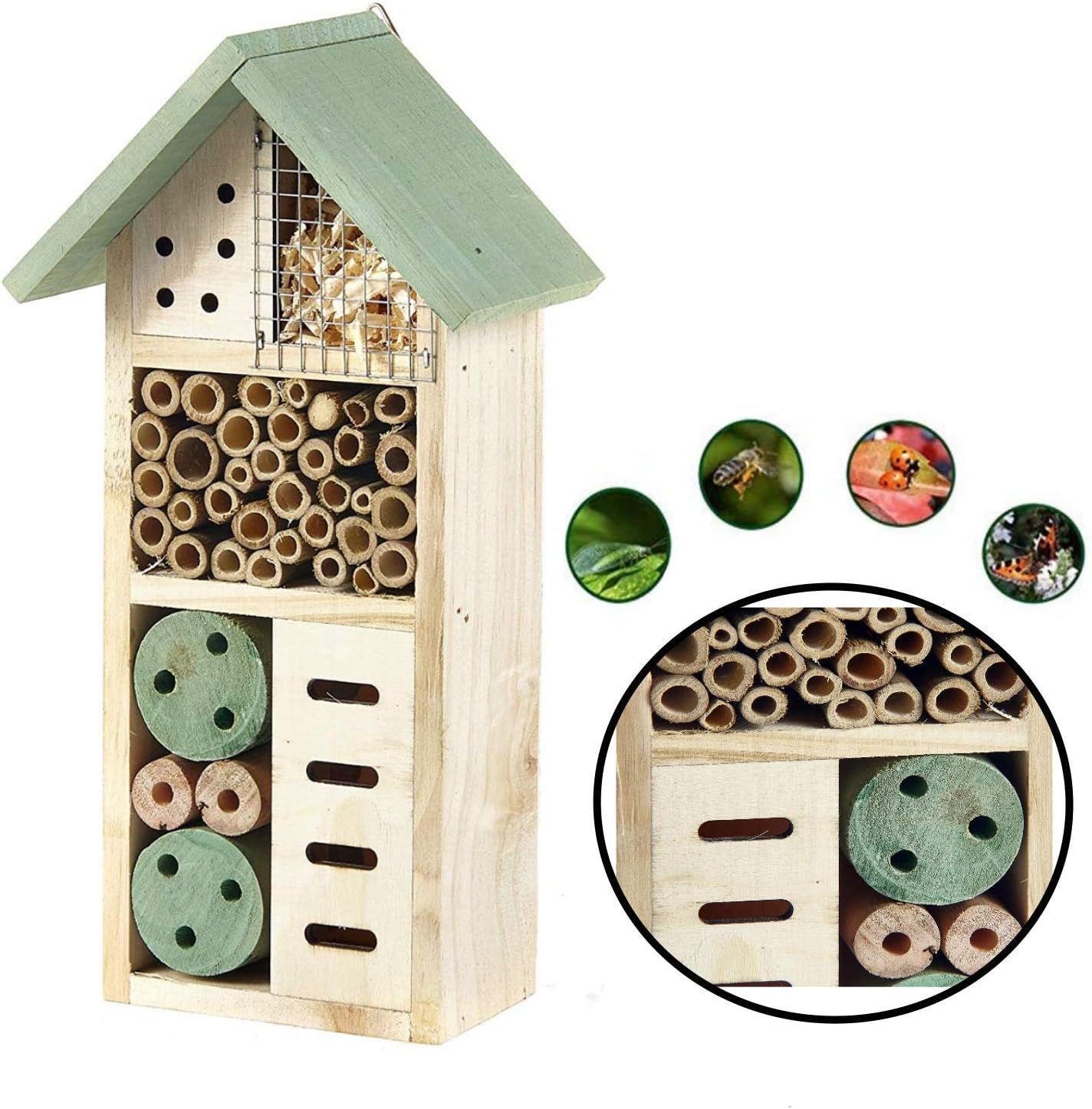 Heritage Fix On Insect Wooden Hotel Nest Home Bee Keeping Bug Garden ...