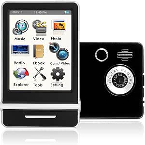 Amazon.com: Ematic 8 GB Video MP3 Player with 3-Inch Touchscreen, Built ...