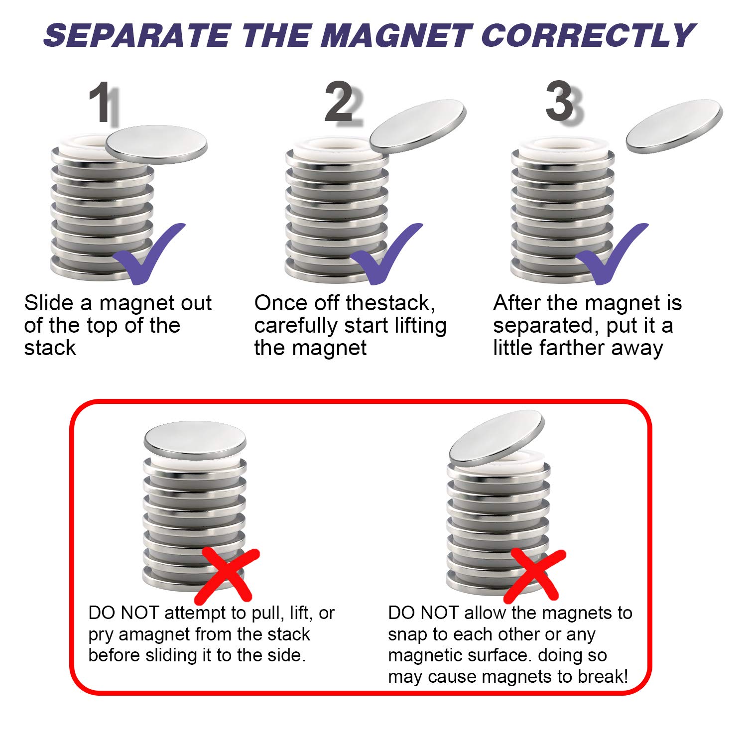 Mua Super Strong Neodymium Disc Magnets with Double-sided Adhesive ...