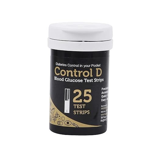 Control D Test Strips, 25 Count (Black) : Amazon.in: Health & Personal Care