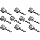 Amazon.com: 10 Pack 1/4-20 x 3/4 Inch Threads 303 Stainless Steel ...