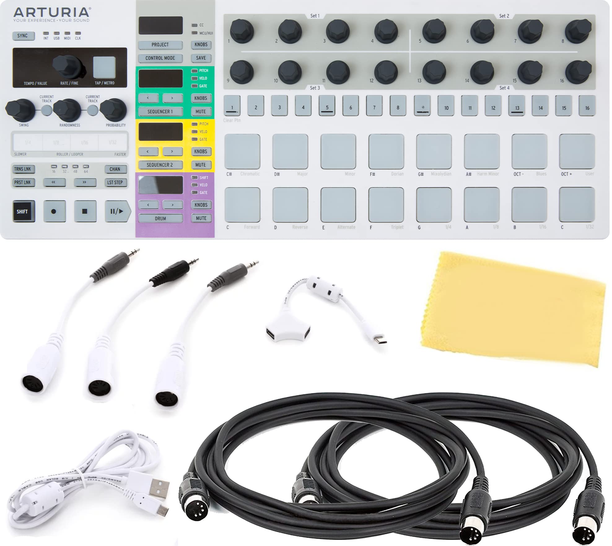 Mua Arturia BeatStep Pro Controller & Sequencer Bundle w/2 MIDI ...