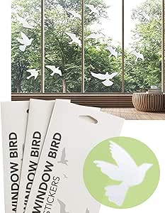 Anti-Collision Window Bird Stickers, Window Decals Glass Door Protect ...