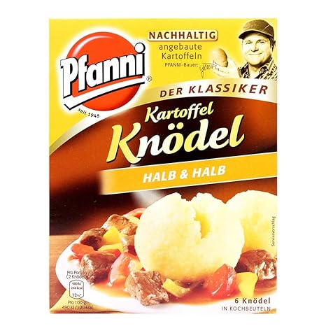 Pfanni Kartoffelknödel in Kochbeuteln halb & halb: Amazon.de ...