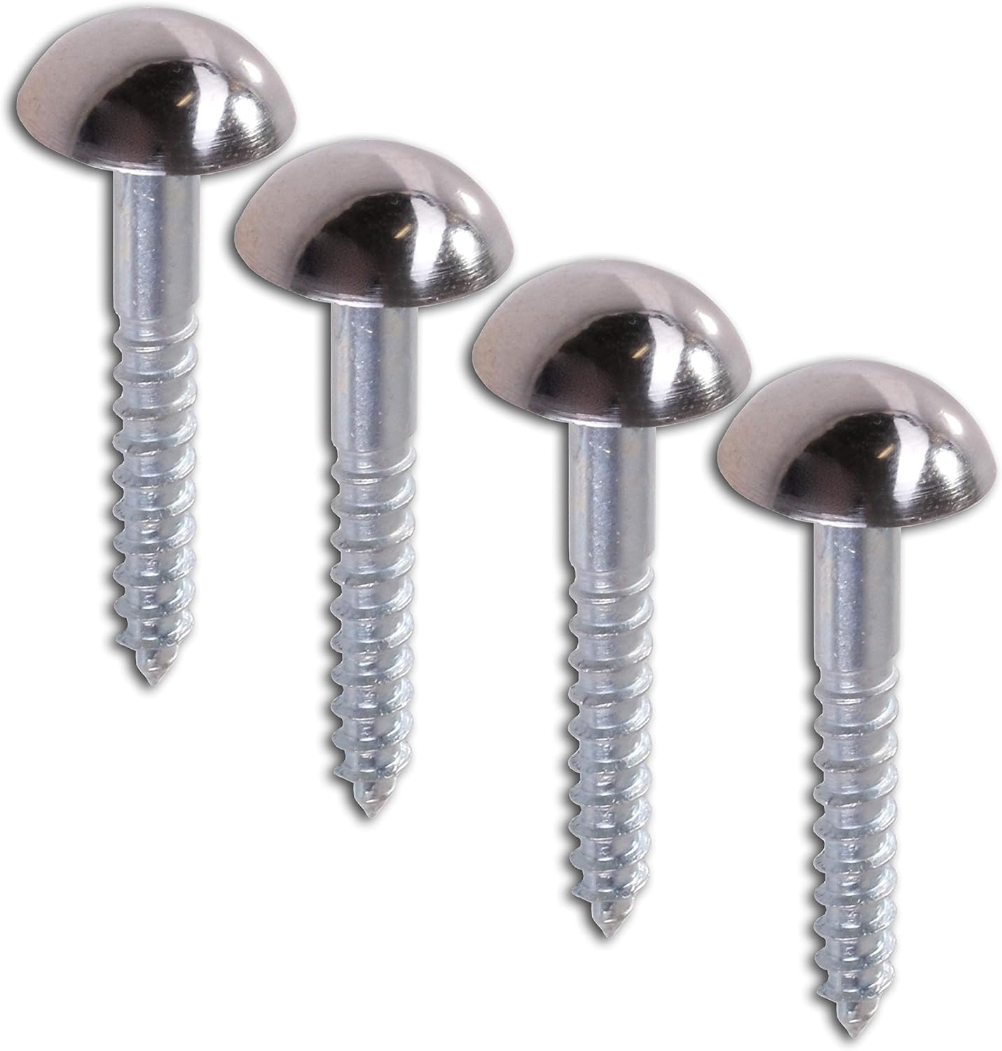 4X Chrome Domed Cap Mirror Screws 8mm X 1 25 Amazon co uk DIY Tools 4X Chrome Domed Cap Mirror Screws 8mm X 1 25 Amazon co uk DIY Tools