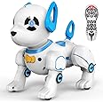 Amazon.com: Remote Control Robot Dog Toy, RC Dog Programmable Smart ...
