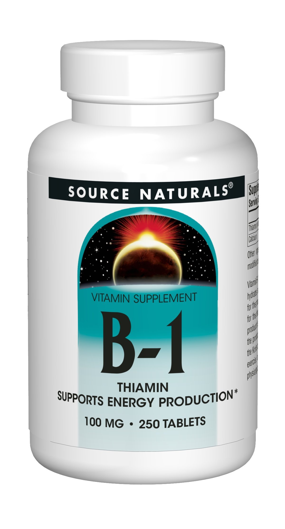 Amazon.com: Vitamin B-6 100mg Source Naturals, Inc. 250 Tabs: Health ...