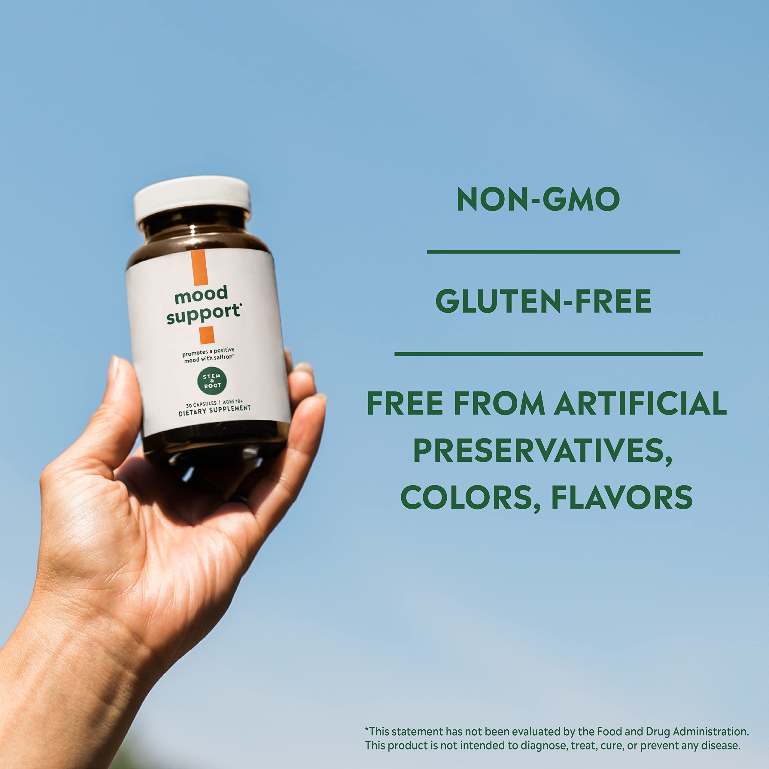 Mua Stem & Root Mood Support Supplement with Saffron | Promotes a ...