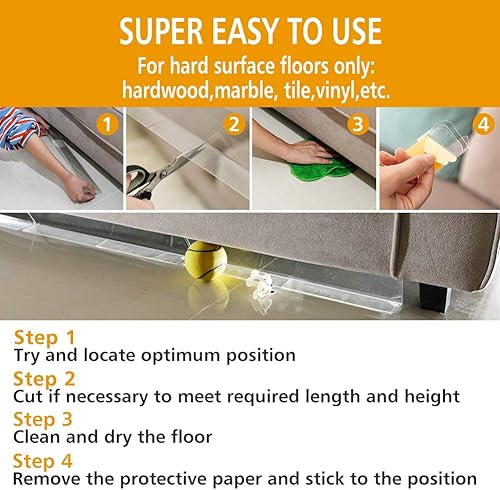 Under Bed Cat Blocker ⋆ Happy City Cat