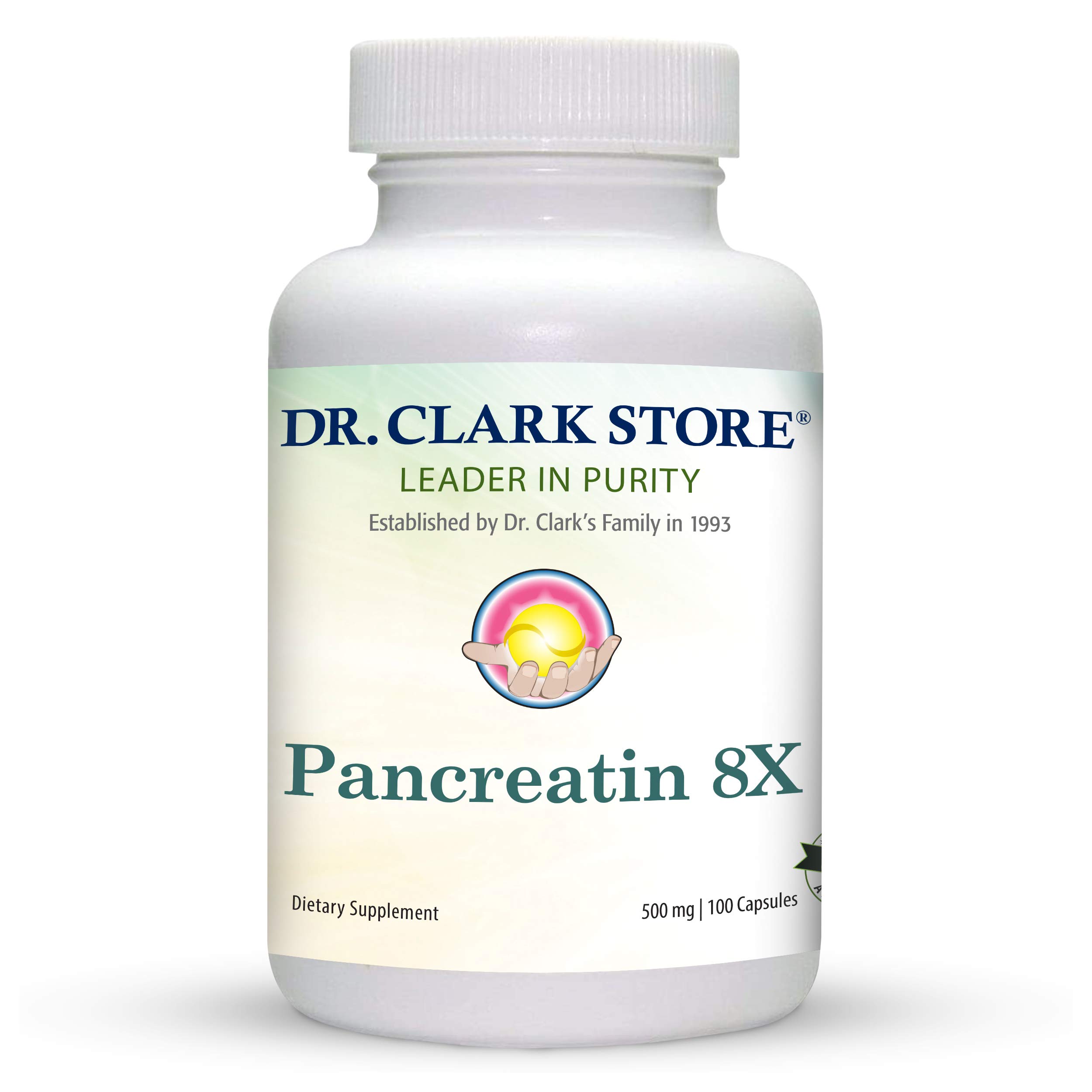 Mua Dr. Clark Pancreatin 8X Enzyme Supplement 500mg | Several Digestive ...