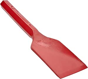 Bel-Art Hard Plastic Scraper; 10 in. Handle, 5 x 6 in. Blade, Red ...