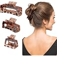 Amazon.com : Shinowa Hair Claw Clips, 3 Pieces Leopard Print Claw Clip ...